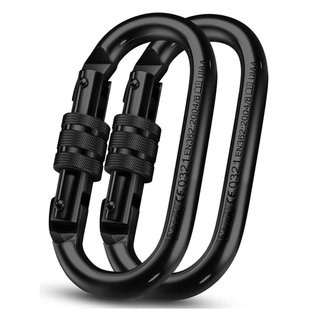 Steel Oval-shape ScrewGate Carabiner – CLAIM-A-NATOR